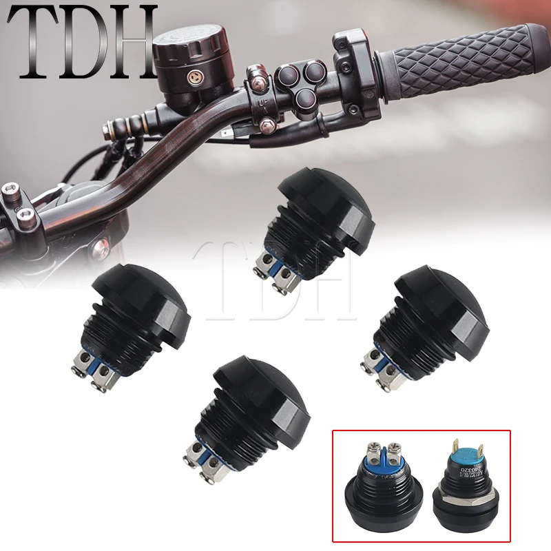 12mm Push Button Switch Self-locking Latching Momentary Reset ...