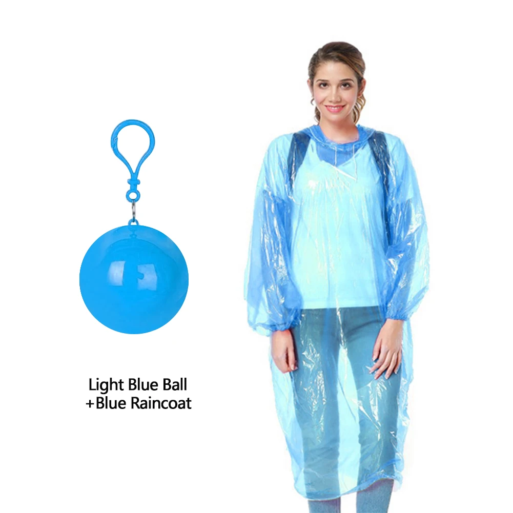 Couleur Jaune Imperméable Manteau de pluie jetable, Poncho décontracté ...