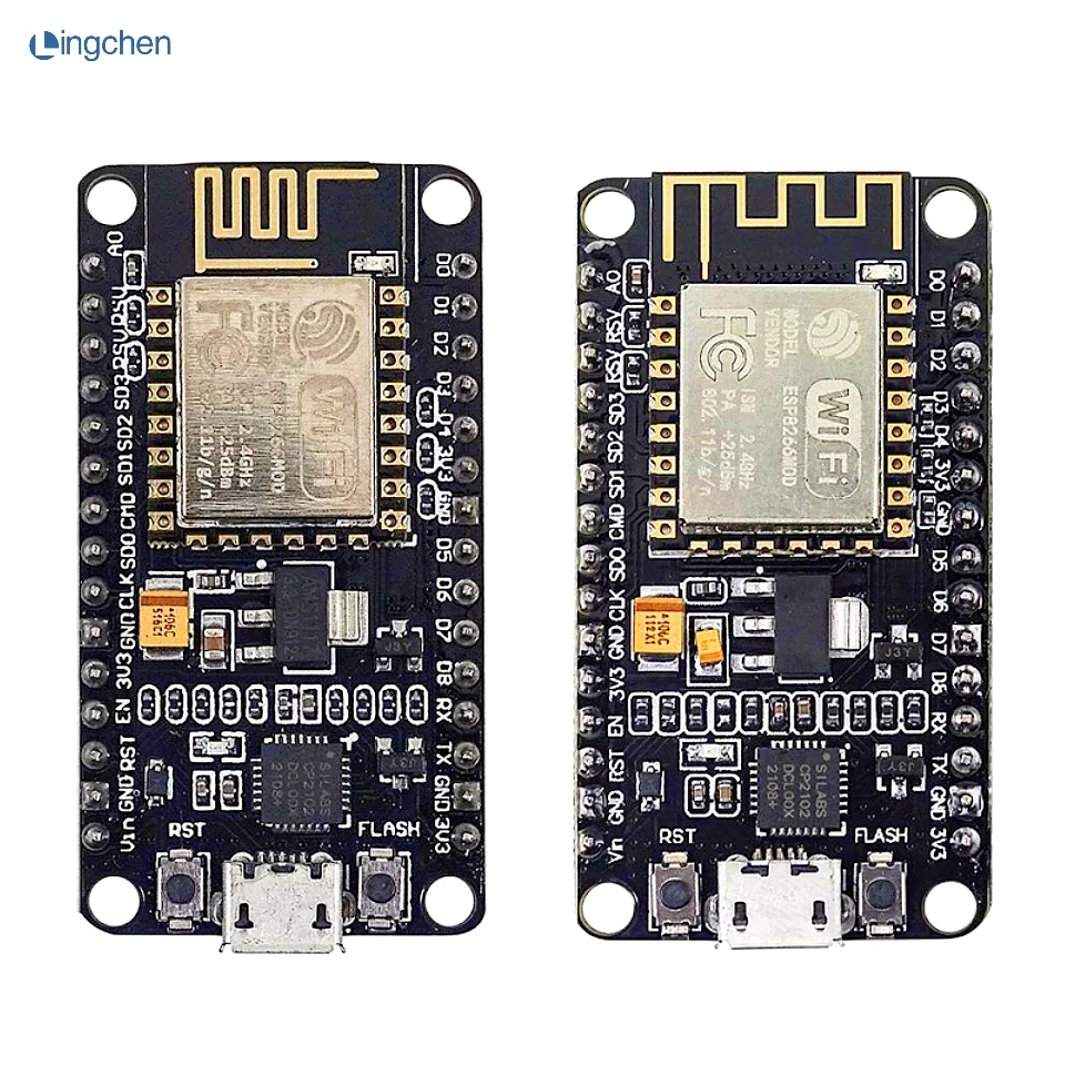 Placa de kit de desarrollo de redes WIFI, esp8266 NodeMCU v2 Lua, basada en ESP8266 amica CP2102 ...