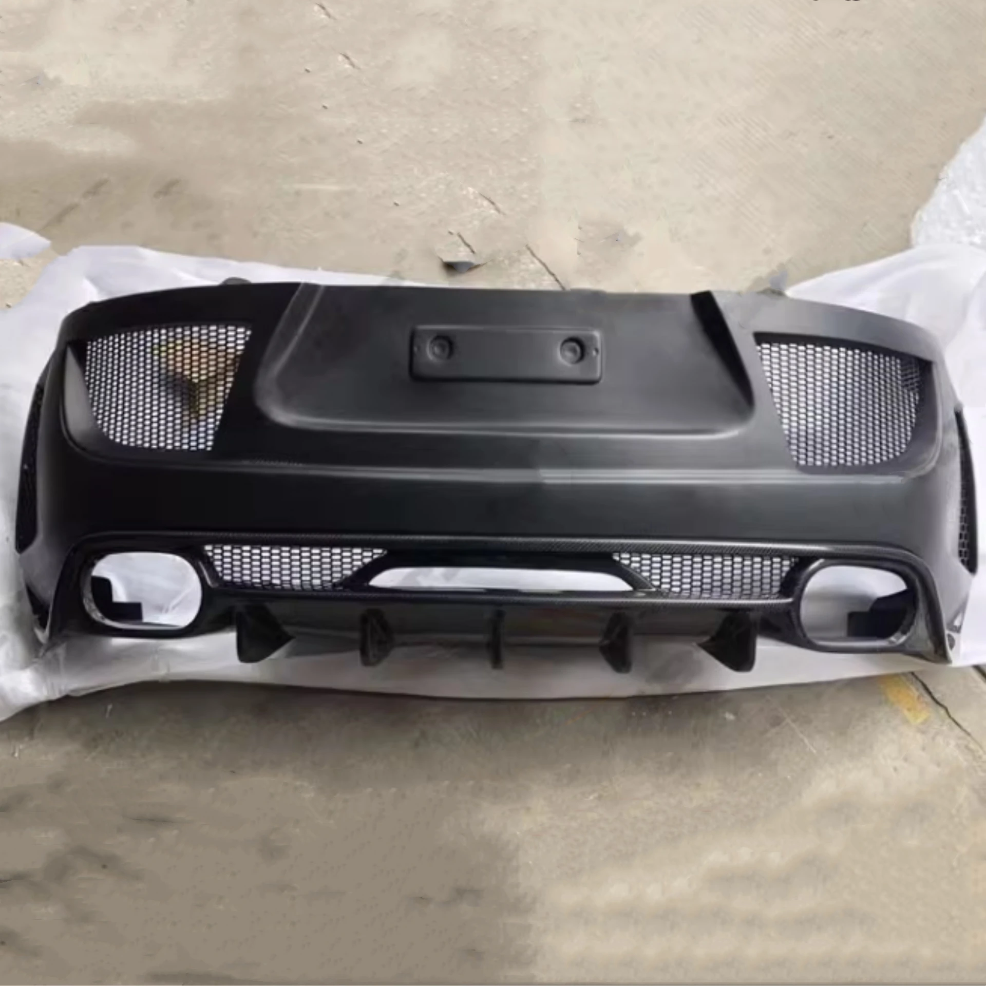 Body-Kit-Resin-Rear-Bumper-for-Audi-TT-TTS-2011-2014-Convert-Surround ...