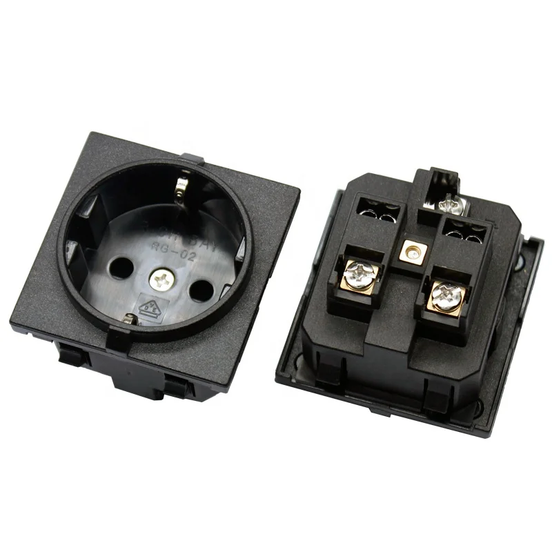 Rich bay RG-02 European Germany waterproof schuko socket outlet snap in ...