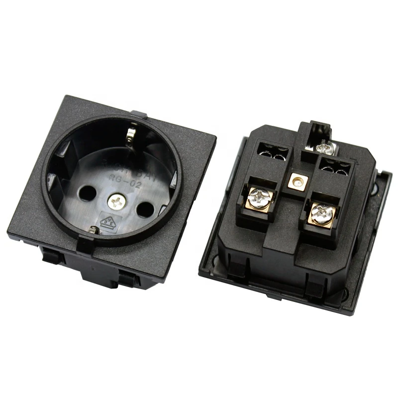 Rich bay RG-02 European Germany waterproof schuko socket outlet snap in ...