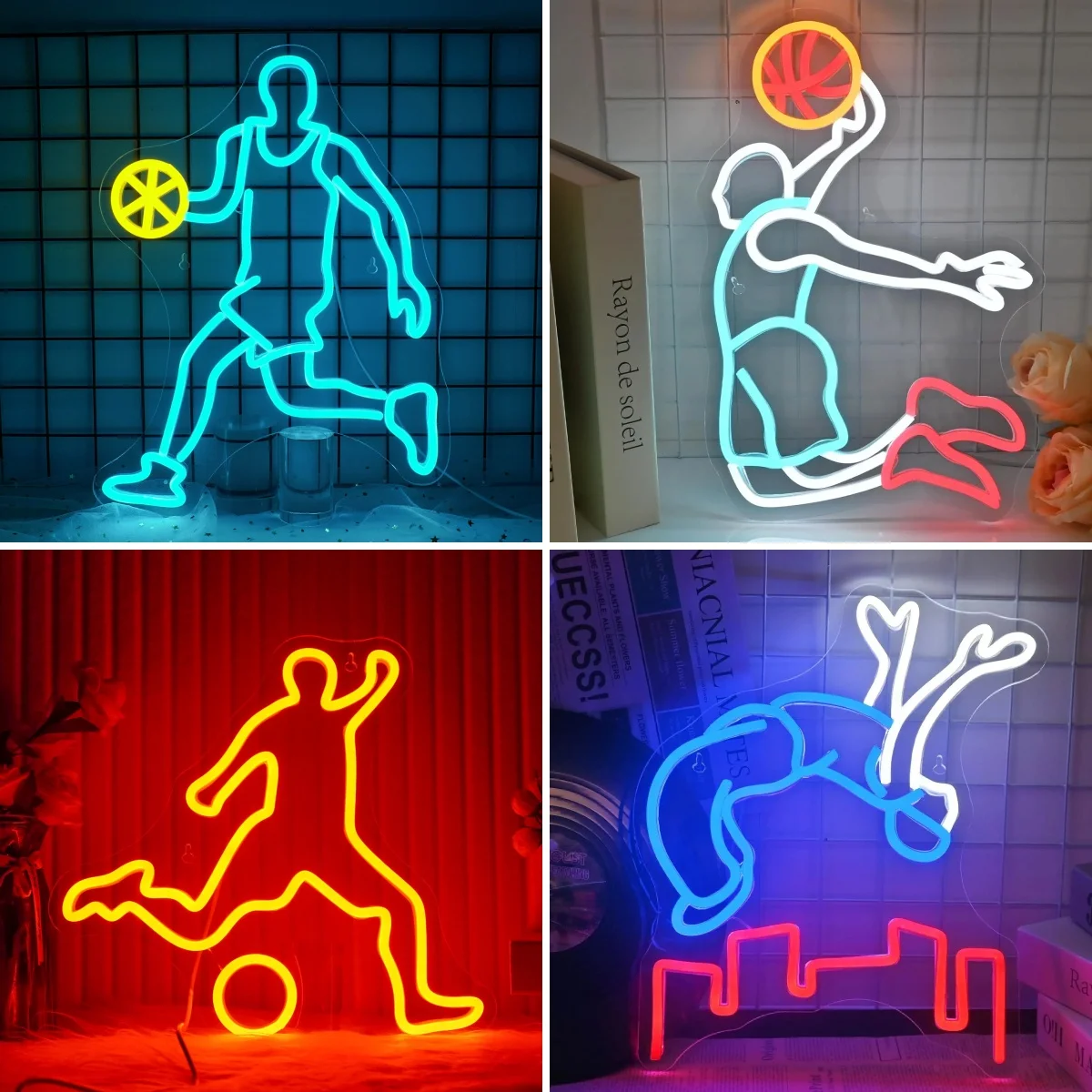Basketball-Sport-Neon-Sign-For-Wall-Decor-Led-Lights-Dimmable-Room ...
