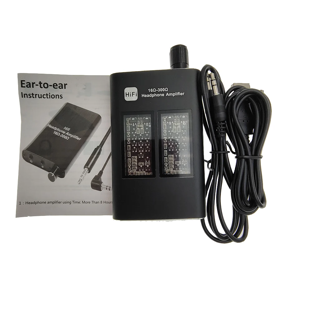 Headphone-Amplifier-16-150-Ohm-HiFi-Earphone-Amp-Adjustable-Audio-Amp ...