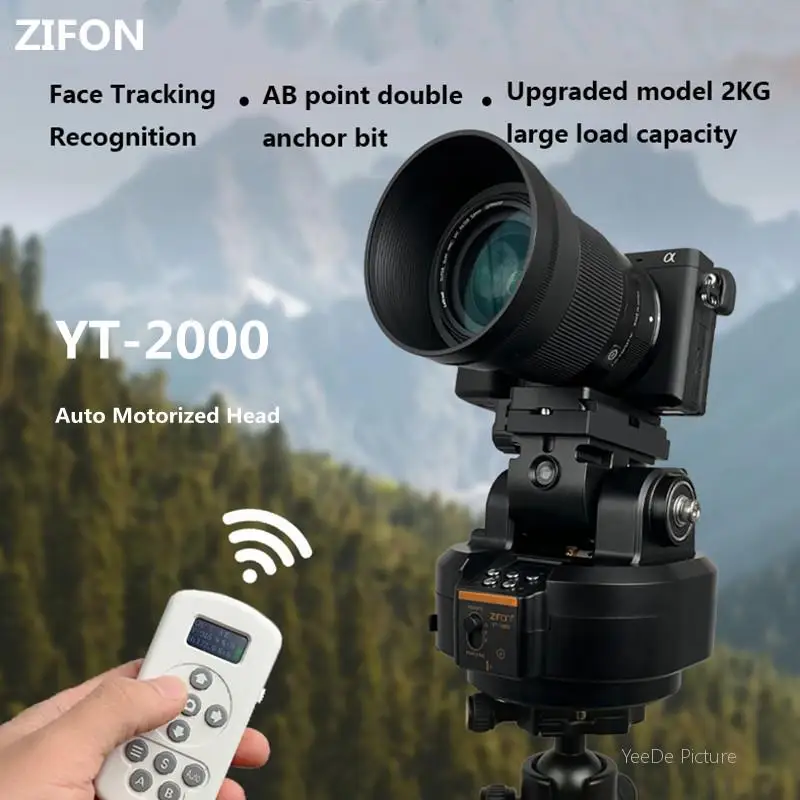 ZIFON-YT-2000-AI-Smart-Face-Following-Panoramic-Head-Automatic-Tripod-Stabilizer-Motorized ...