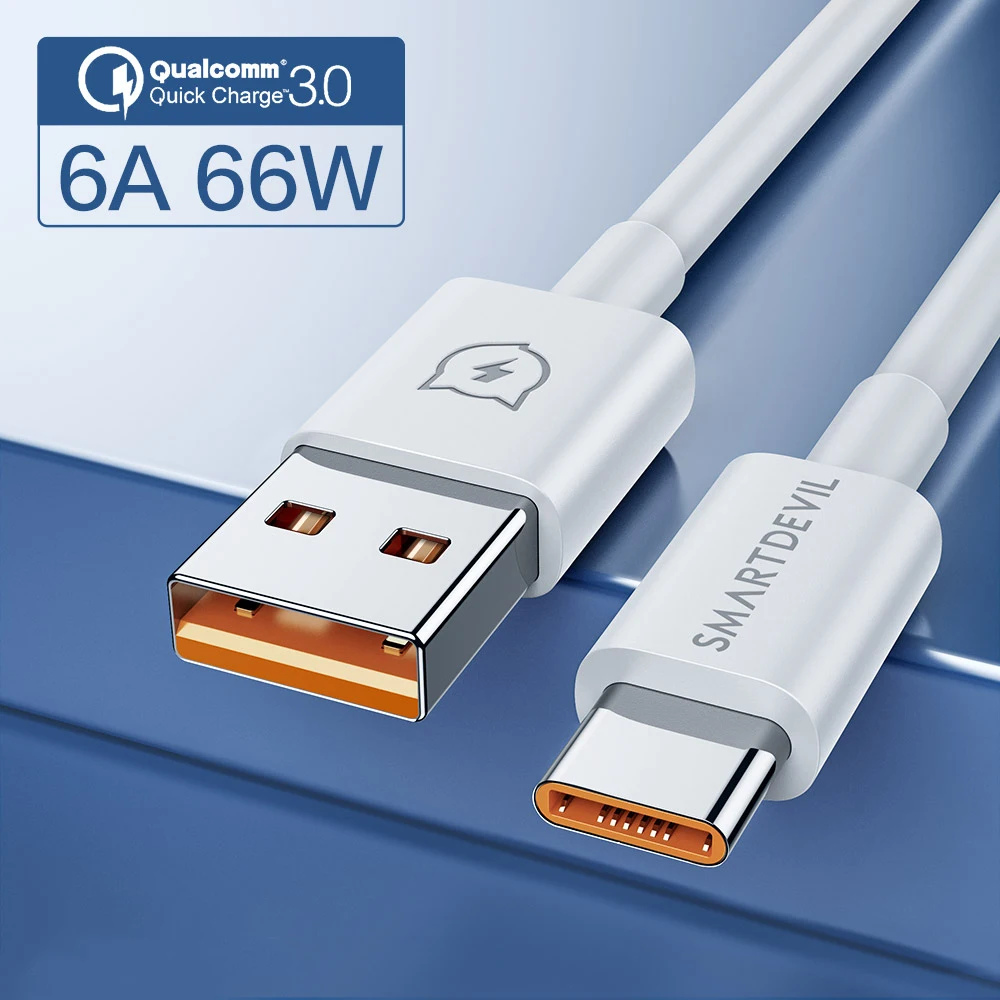 SmartDevil-USB-Type-C-Cable-6A-For-Samsung-Xiaomi-Mi-Huawei-Mobile ...