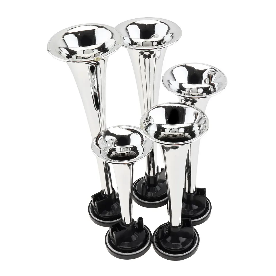 Dixie Horn For Truck 5pcs 12V 125dB Dixie Mical Sound Air Horn Kit 5 ...