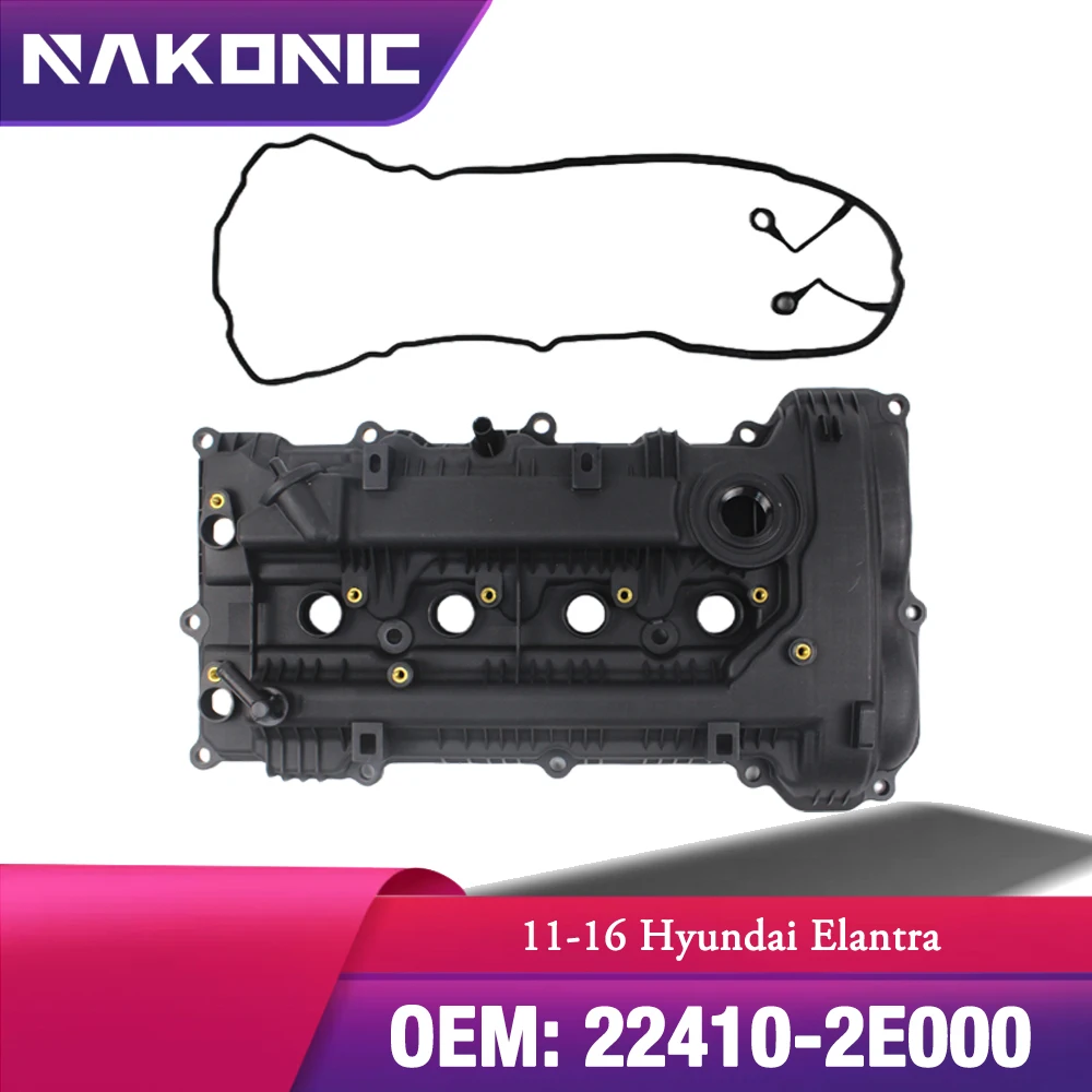 Engine-Valve-Cover-224102E000-and-Gasket-For-11-16-Hyundai-Elantra-12 ...
