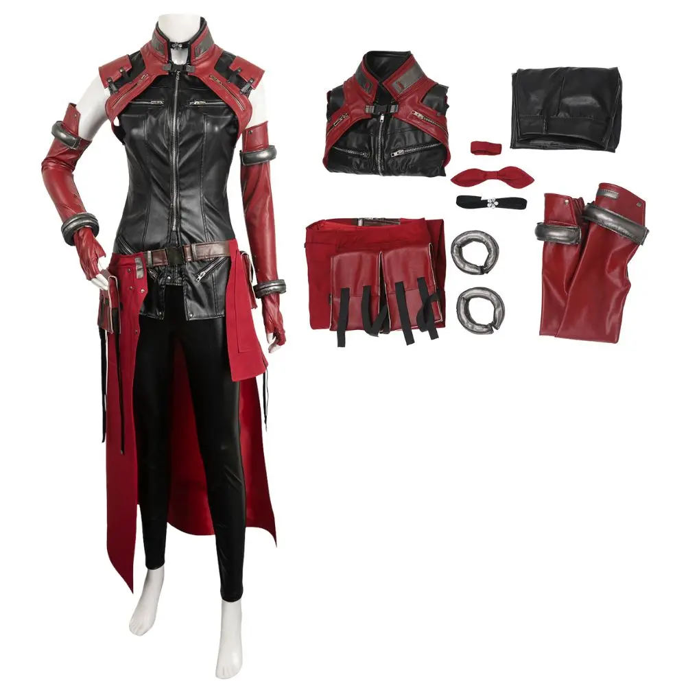 Disfraz de Aerith de Final Fantasy 7, disfraz de FF7 para mujer adulta ...