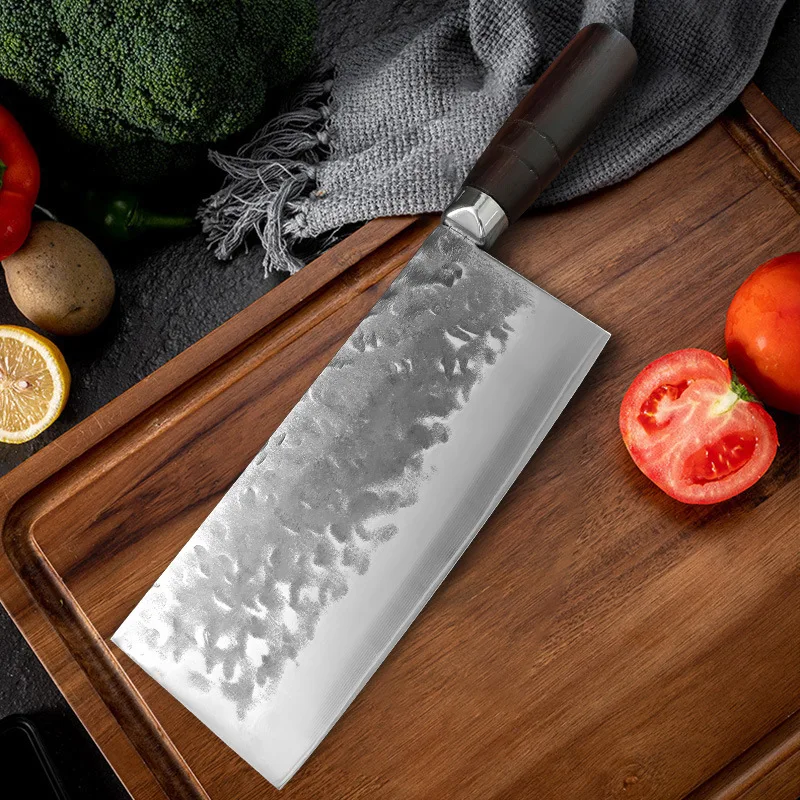 8-Inch-Chinese-Chef-Knife-Weld-Damascus-Steel-Blade-Cleaver-Slicing ...