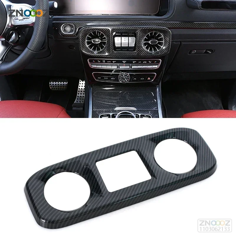 Car-Central-Control-Air-Outlet-Cover-ABS-Carbon-Fiber-For-Mercedes-Benz ...