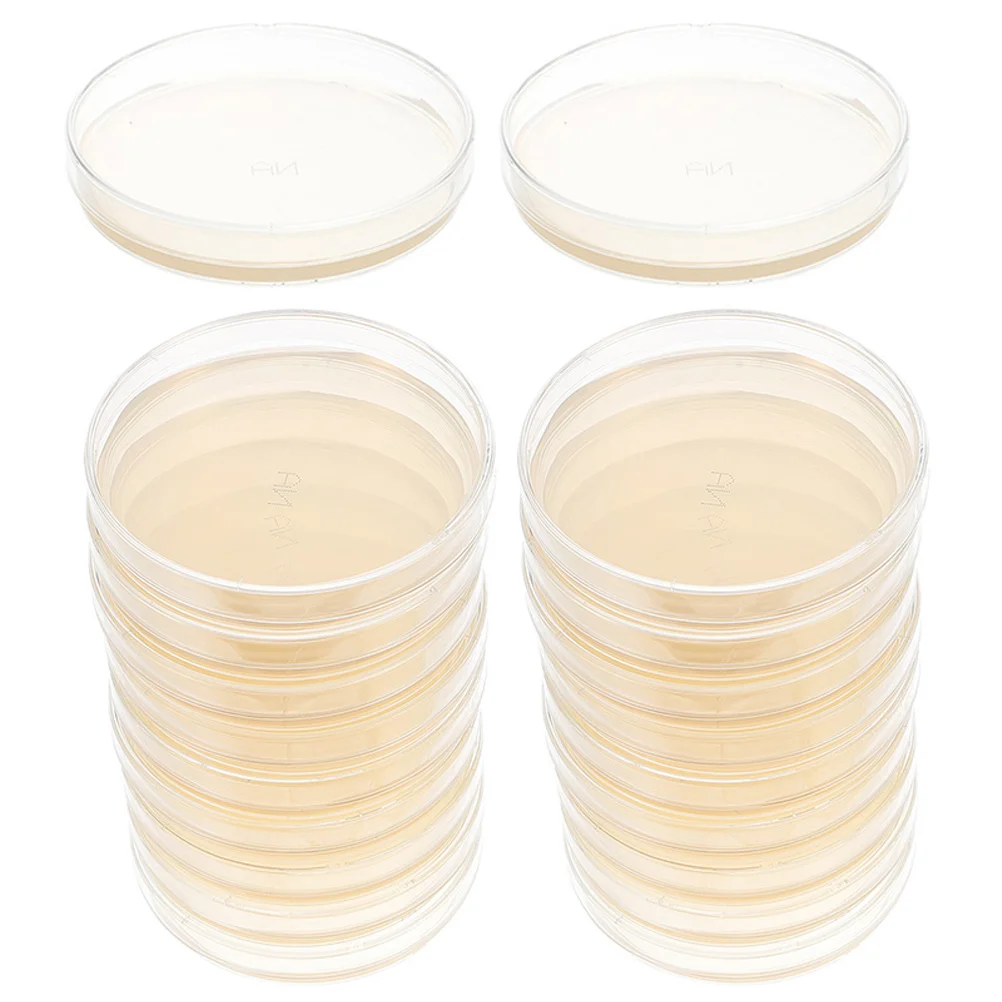 20 Pcs Nutrient Agar Plates 7cm Pre Poured Microbiology Culture ...