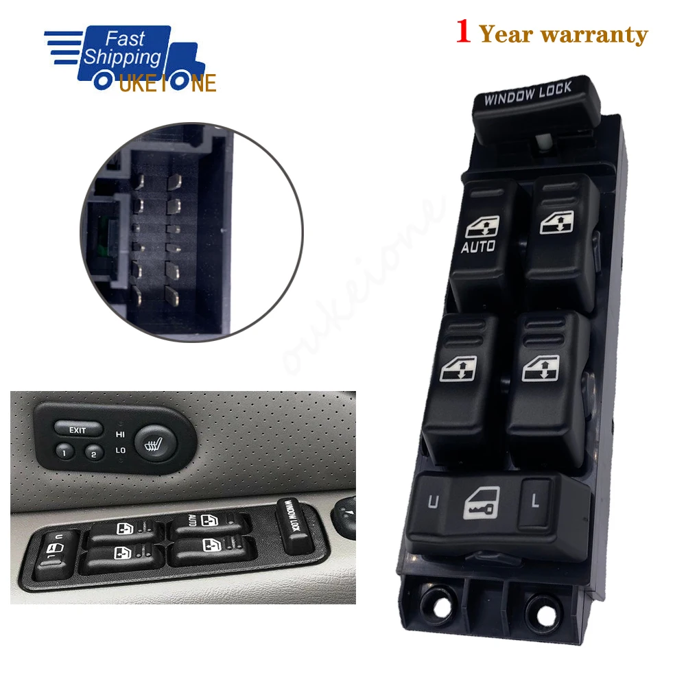 Driver-Side-Electric-Power-Window-Master-Switch-For-Chevrolet-Tahoe ...