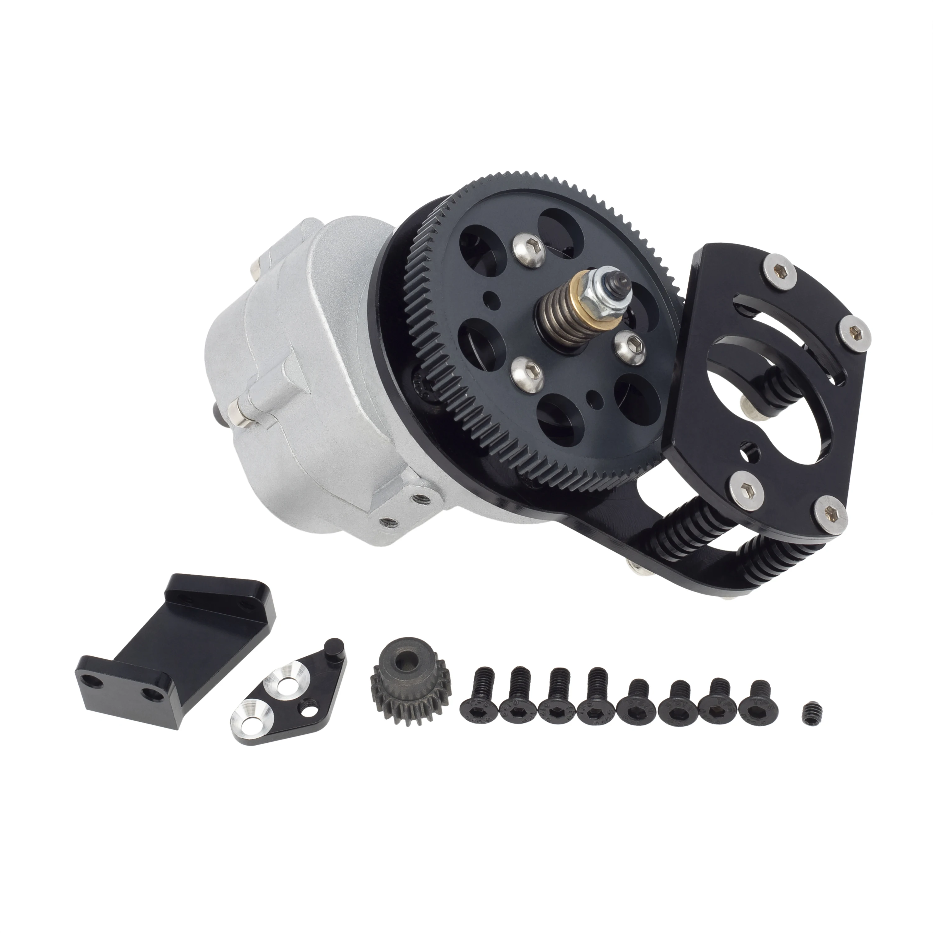 Metal-R3-Single-Speed-Transmission-Gearbox-with-Motor-Gear-Mount-for-1 ...