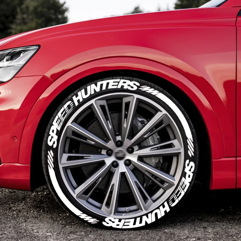 Autoreifen-Dekor-Aufkleber-f-r-Speed-Hunte-ters-Streifen-4-x-Reifen-DIY ...