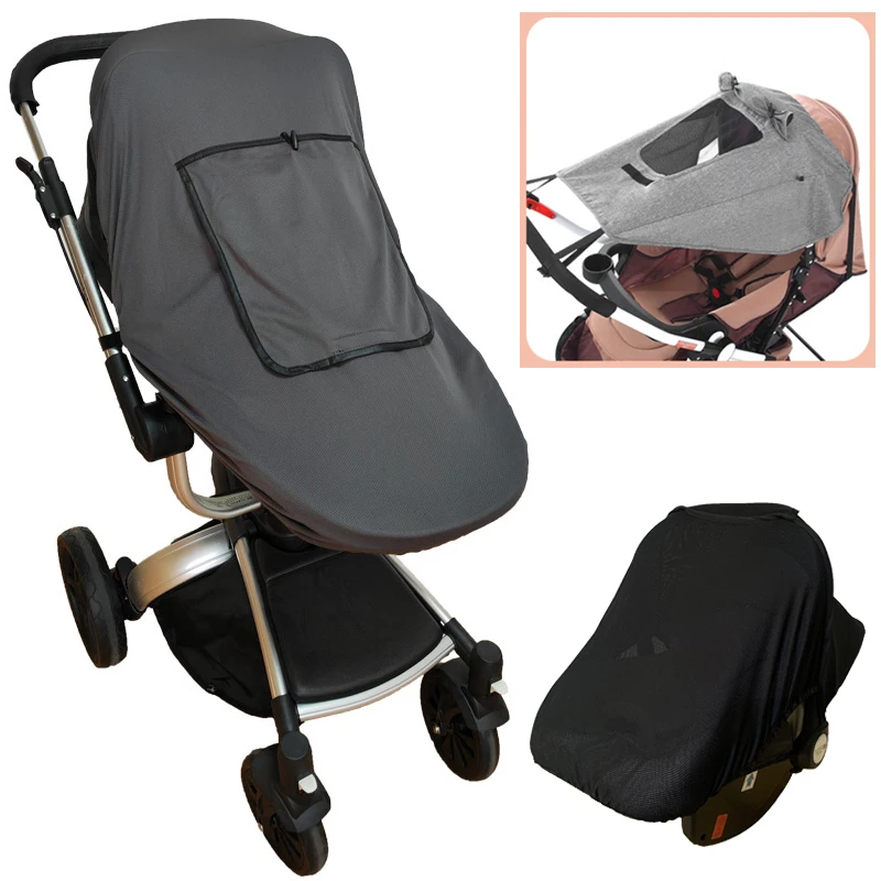 Baby-Stroller-Sun-Visor-Carriage-SunShade-Cover-Pram-Stroller ...