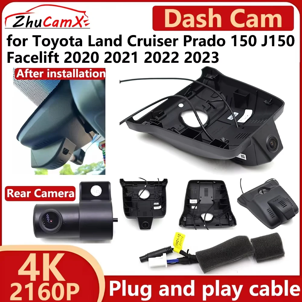 ZhuCamX for Toyota Land Cruiser Prado 150 J150 Facelift 2020~2023 4K ...