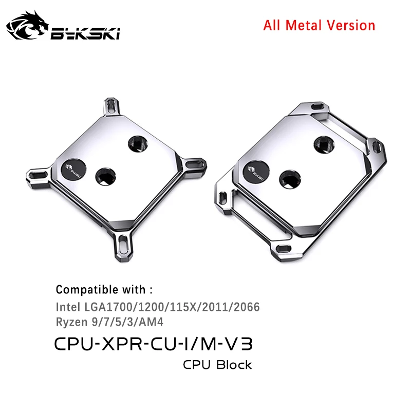 Bykski-CPU-Water-Block-For-Intel-LGA1700-1200-115X-AMD-Liquid-Cooling ...