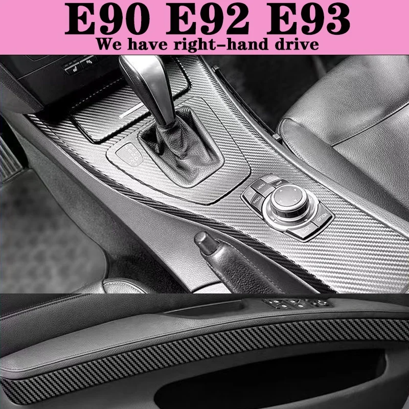 Suitable-for-Car-E90-E92-E93-Interior-Stickers-Carbon-Fiber-Modified ...