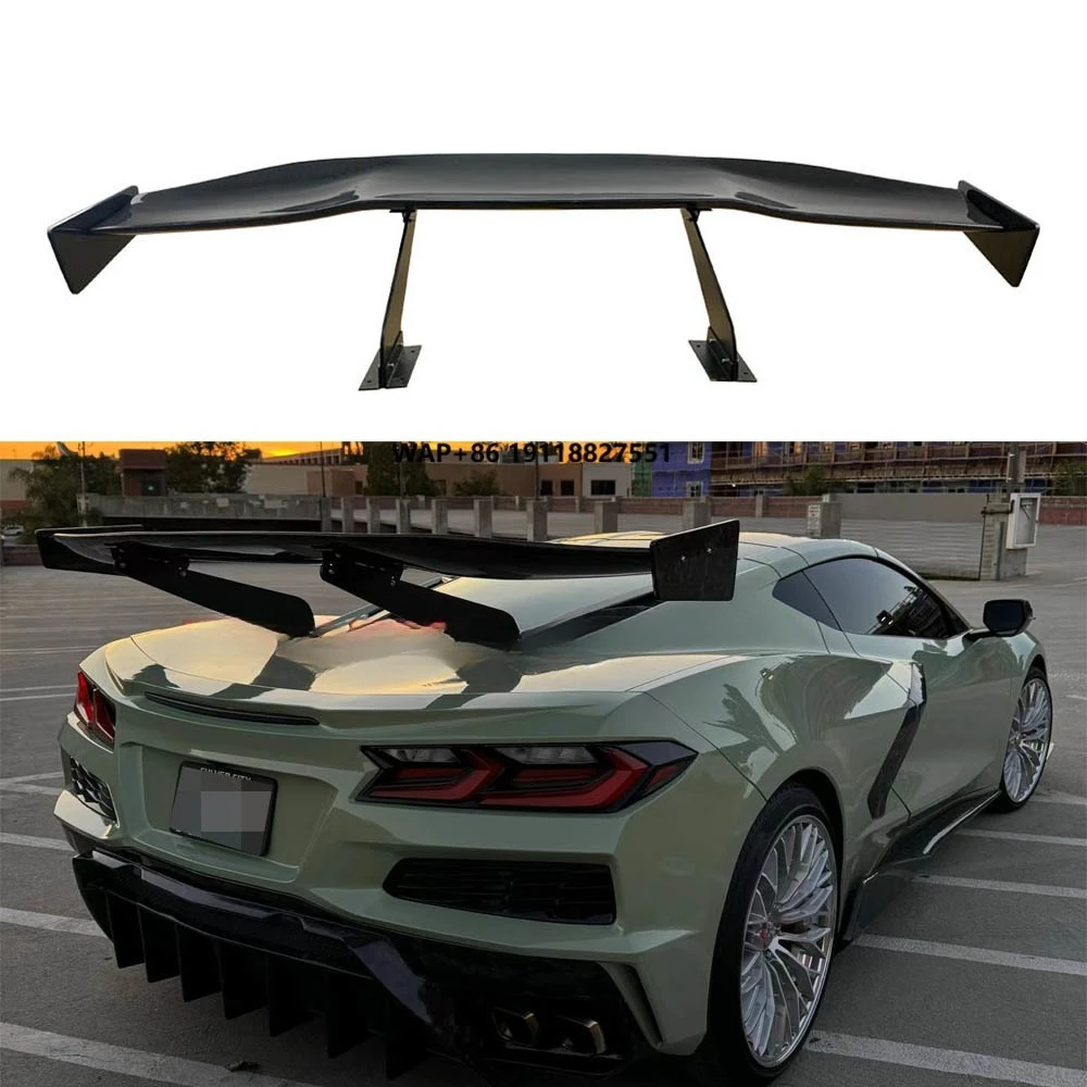 Carbon Fiber ZR1 Style Rear Wing Fit for Corvette C8 2019+ Rear Trunk ...