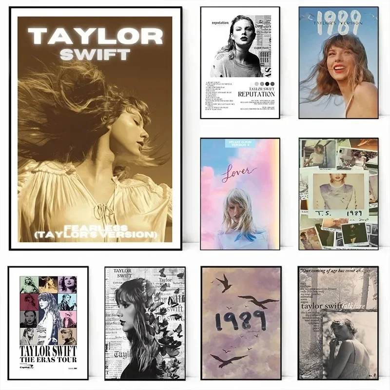 Modern-Taylor-Swifts-Hit-Music-Poster-Classic-Series-Album-Lover-Canvas ...