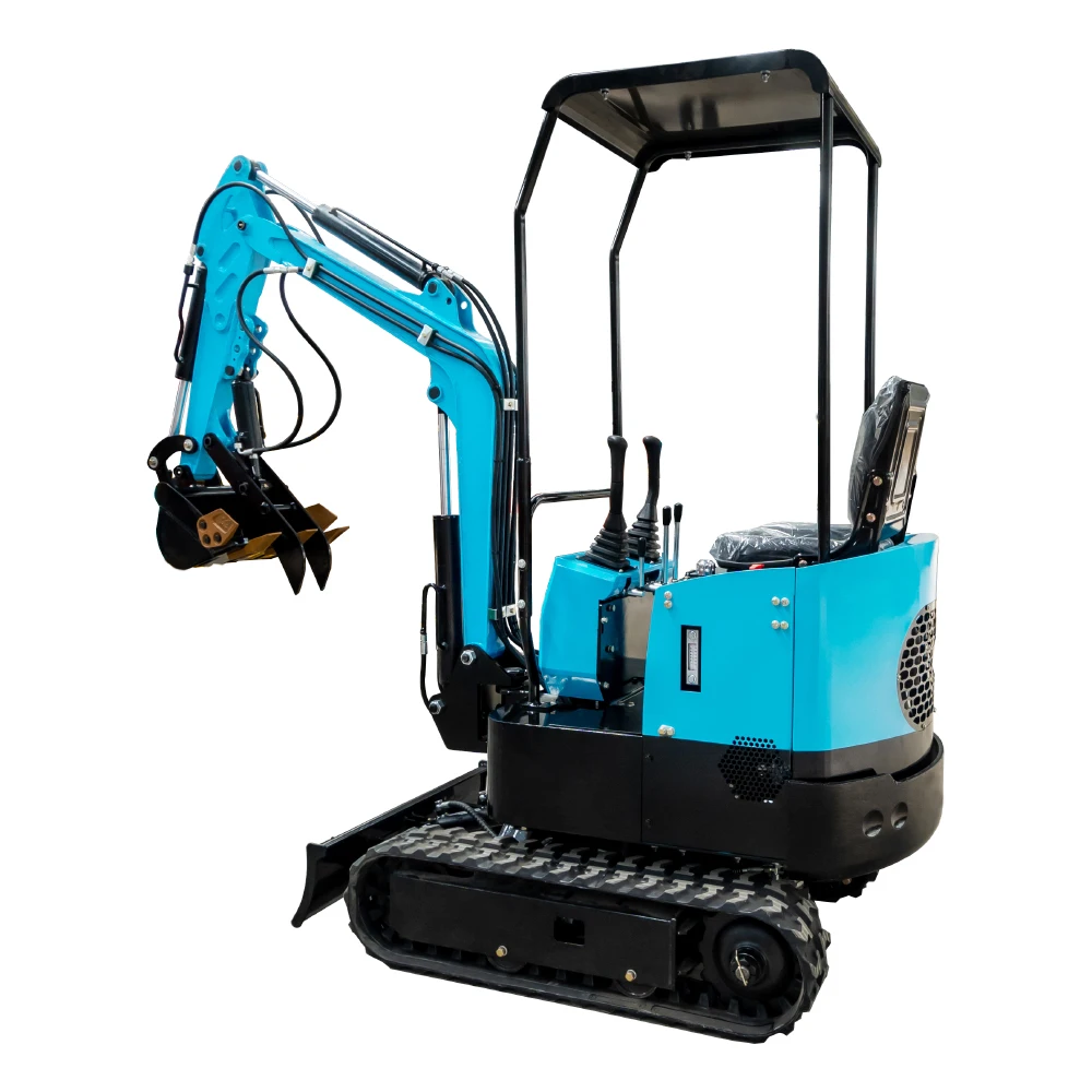 Hochwertige-fracht-freie-kleine-0-8-t-Bagger-Hydraulik-bagger-1t-Mini ...