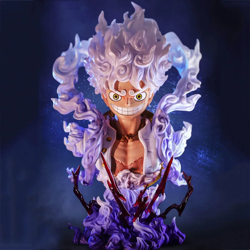 One Piece Luffy Gear 5 Anime Figure Sun God Nikka PVC | One piece ...