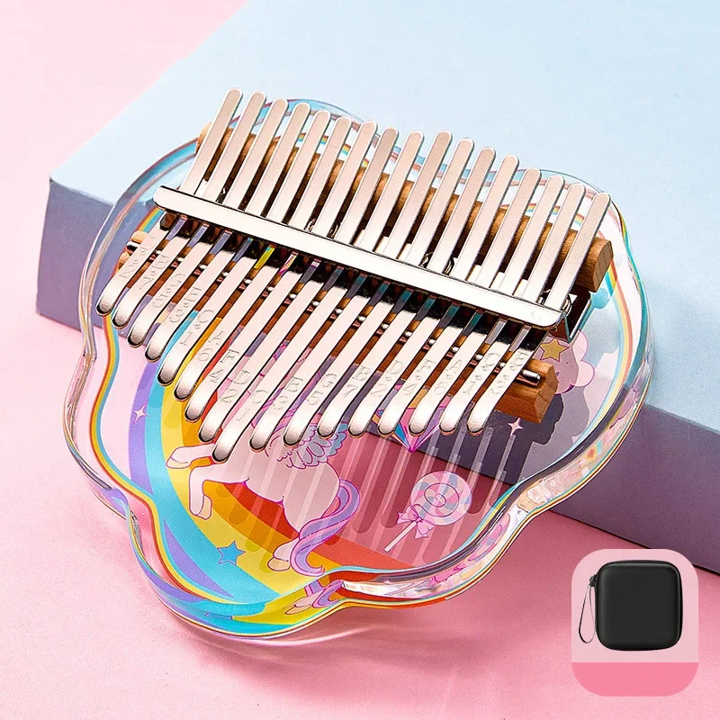 Professional Kalimba 17 21 Keys Sakura Kalimba 21-Tone Thumb Piano ...