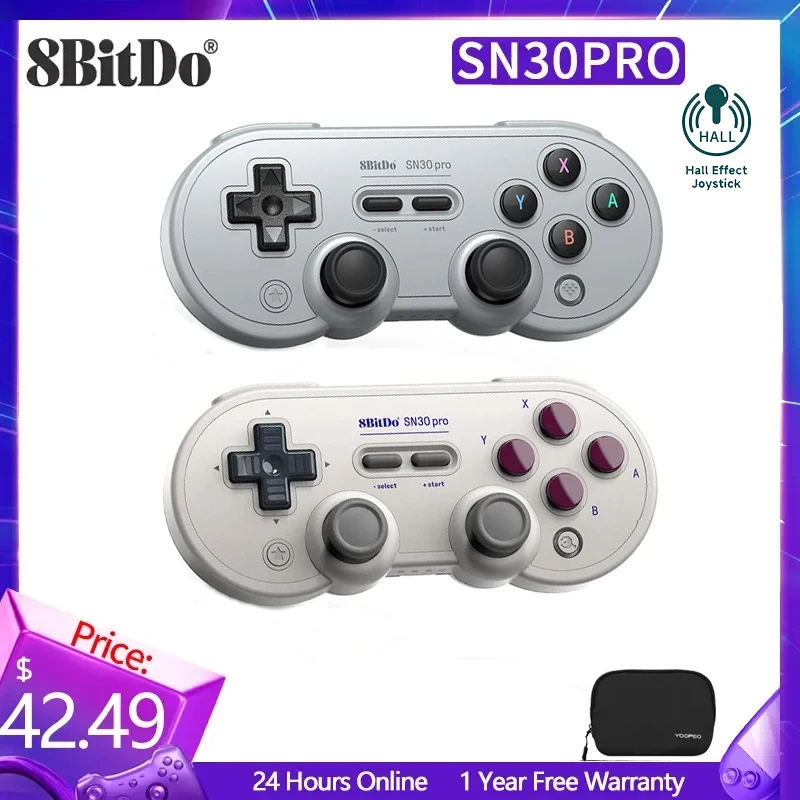 Mini Super Nintendo Manba Mini Wireless Controller For Switch, PC, Mac ...