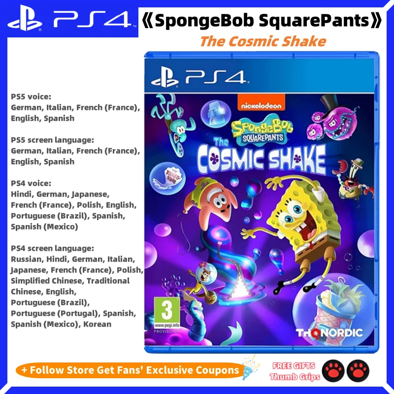 Sony-Playstatio4-PS4-genuino-nuevo-juego-CD-Bob-Esponja-SquarePants-The ...