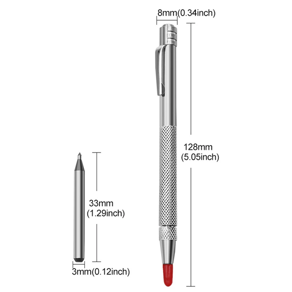 14 Cm -Es Volfrám -Karbid Hegyi Író Jelölő Toll Acél Üvegfém Fa ...