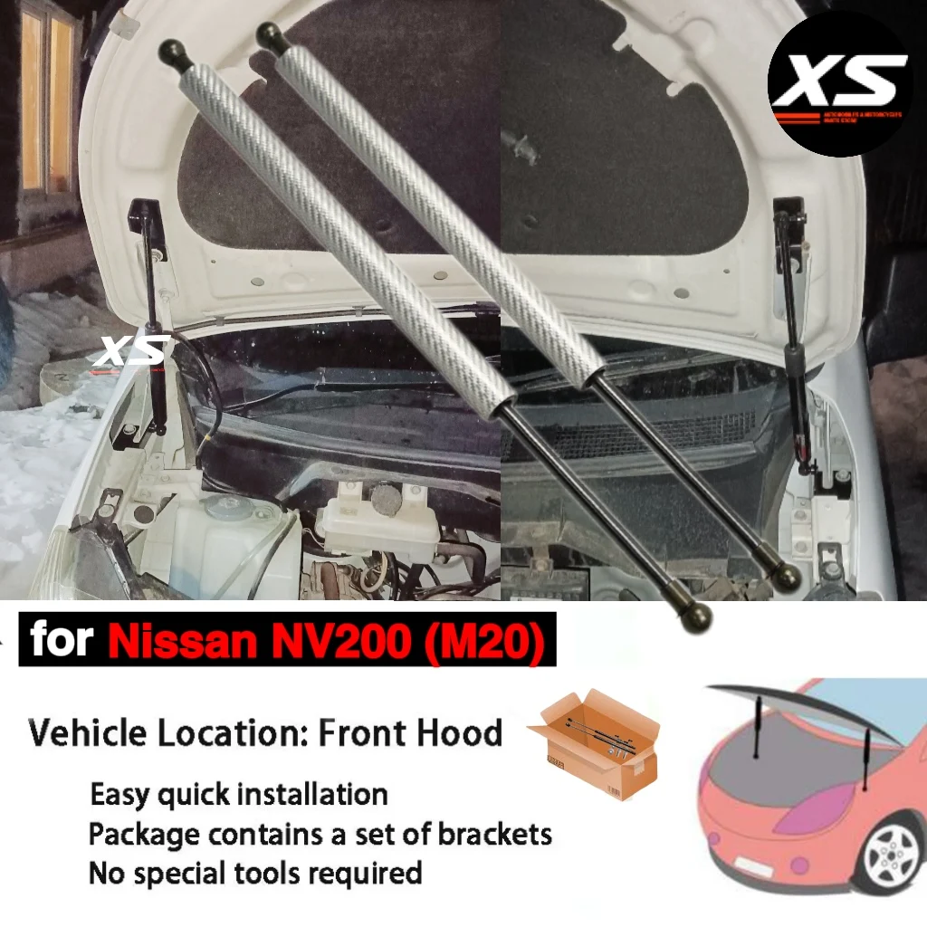 Hood Struts For Nissan NV200 2009-2025 Front Bonnet Lift Supports ...