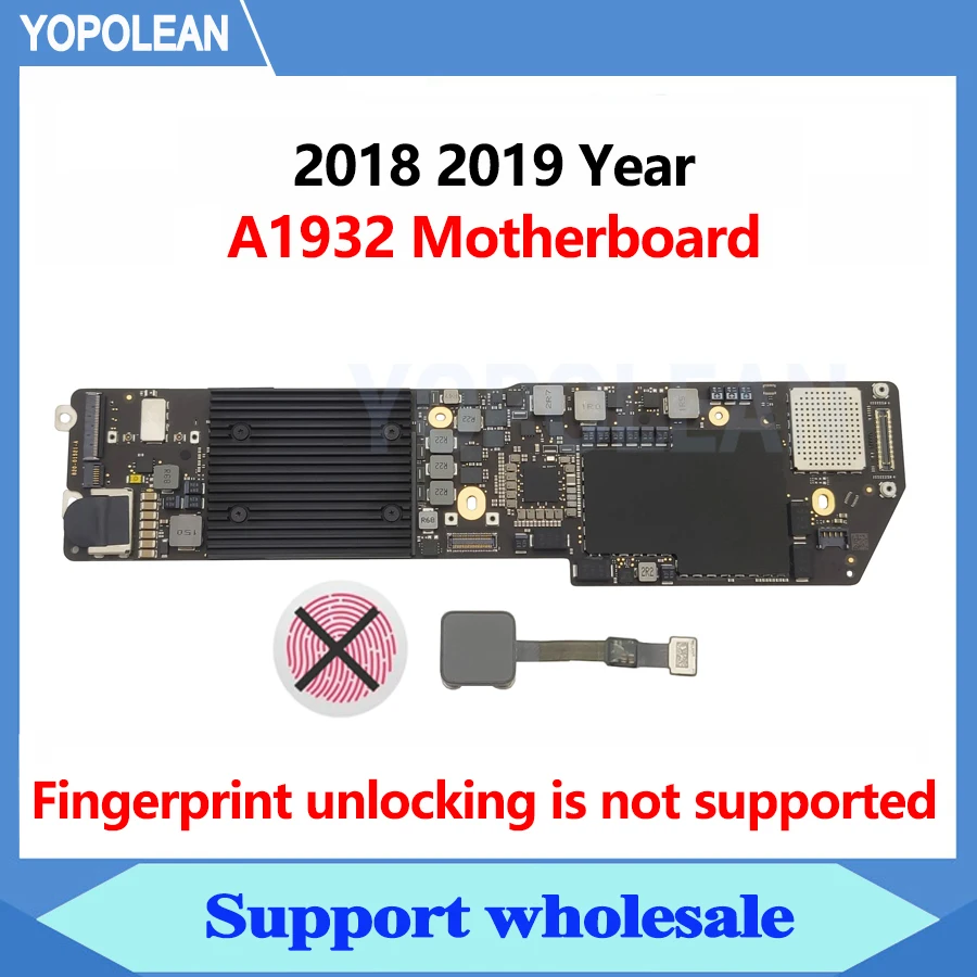 Original-A1932-Motherboard-No-fingerprint-recognition-For-MacBook-Air ...