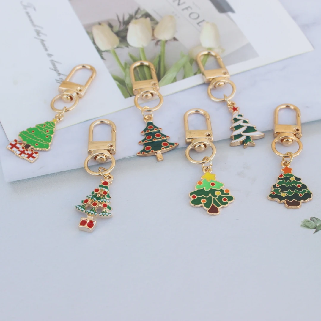 Christmas-tree-keychain-Men-And-Women-Couple-Key-Chain-Bag-Pendant ...