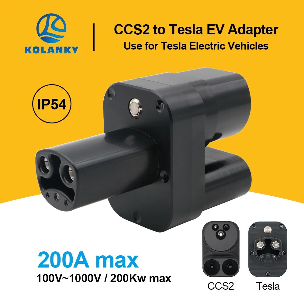 CCS2-To-Tesla-200A-With-DC-For-Electric-Vehicle-Car-EV-Charger ...