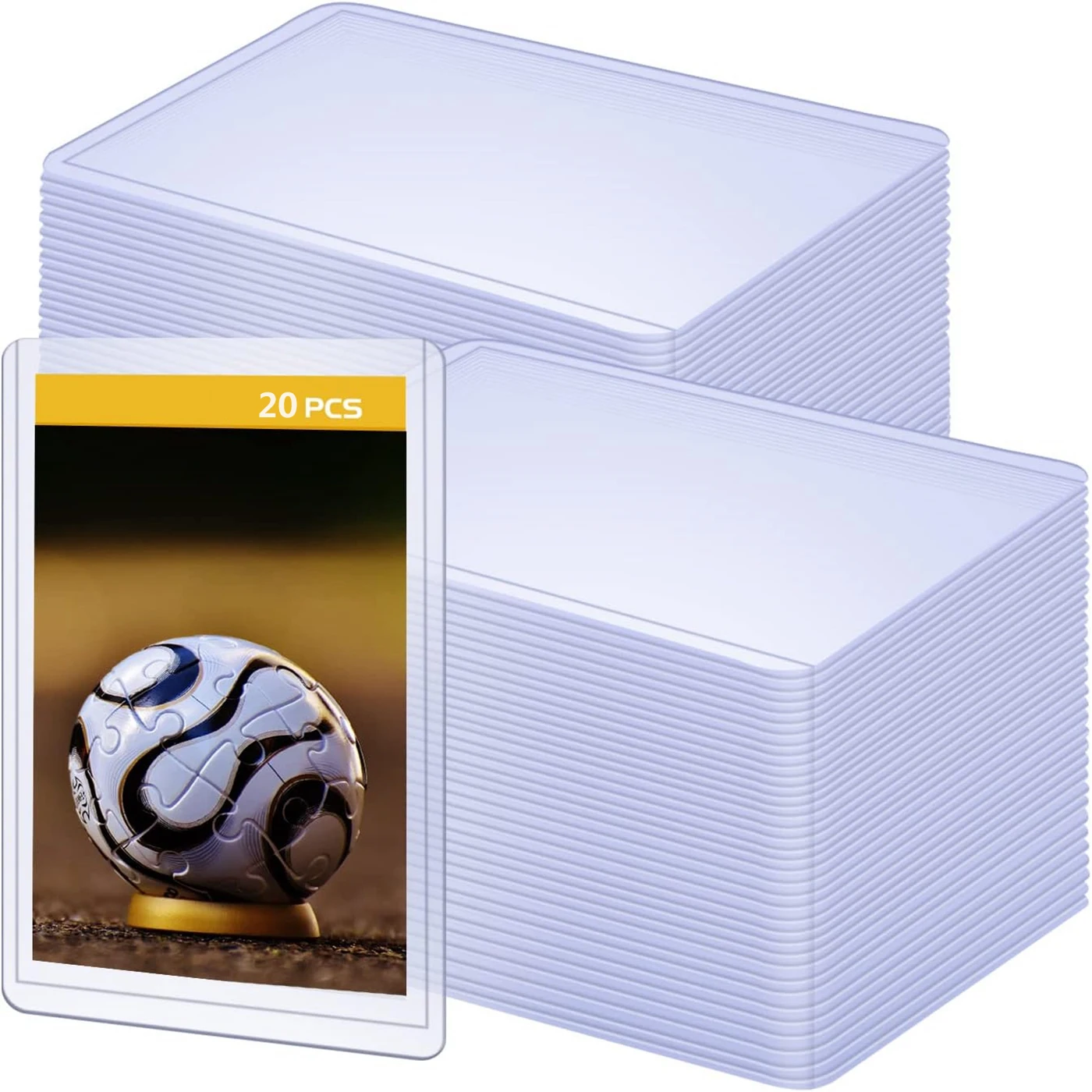 20pcs-Hard-Plastic-Card-Sleeves-Loaders-Album-Display-Yugioh-Baseball ...