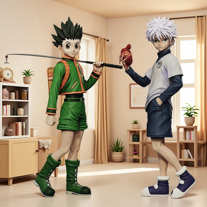 27cm Hunter x Hunter Killua Zoldyck Anime Figure Gon Freecss Action ...
