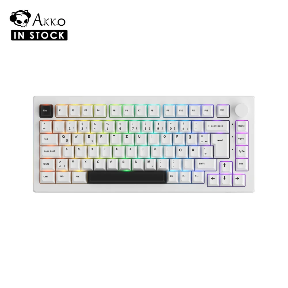 Akko-5075B-Plus-White-Keyboard-Hot-Swap-Multi-Modes-RGB-Mechanical ...