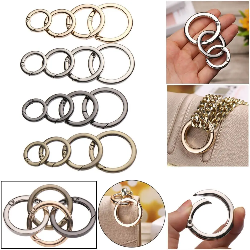 quality-Round-Push-Trigger-Zinc-Alloy-Hooks-Spring-O-Ring-Buckles-Bag ...