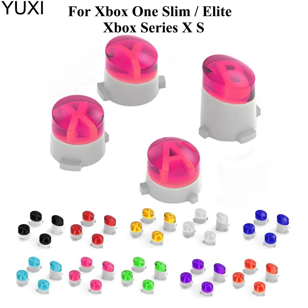 YUXI 1Set Replacement Buttons ABXY Mod Kit for Xboxone Controller ...