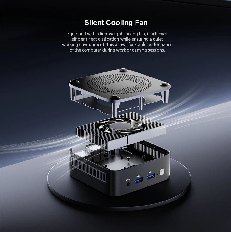 Мини-ПК T10 Intel Twin Lake N150 Windows 11, ультрамаленький карманный ...