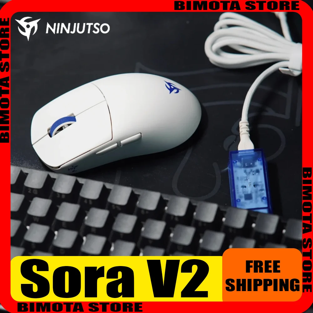 Ninjutso-rat-n-inal-mbrico-Sora-V2-8k-PAW3395-Sensor-Dual-modo-FPS-para ...