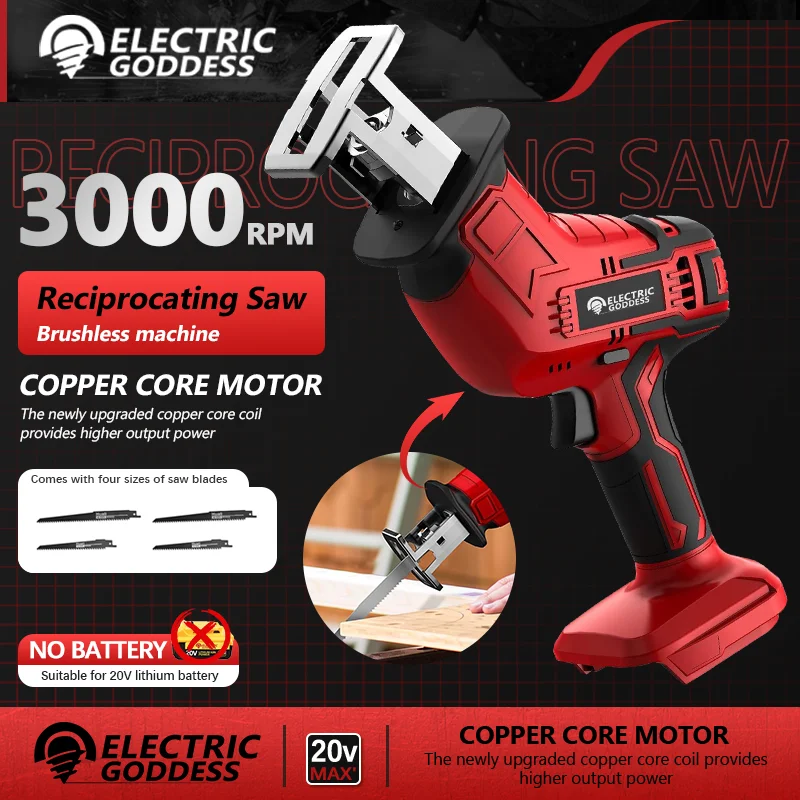 Electric-Goddess-Cordless-Electric-Reciprocating-Saw-Wood-Metal-Cutting-Saw-Saber-Portable-Saw ...