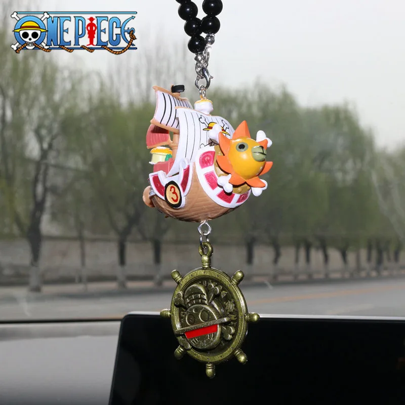 ONE-PIECE-Car-Pendant-Ornament-Anime-Going-Merry-Thousand-Sunny-Mens ...
