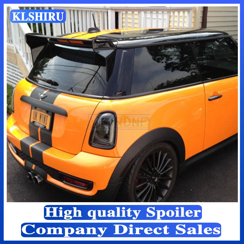 FOR MINI COOPER R56 JCW TYPE FIBERGLASS ROOF SPOILER TRIM BODY KIT ...