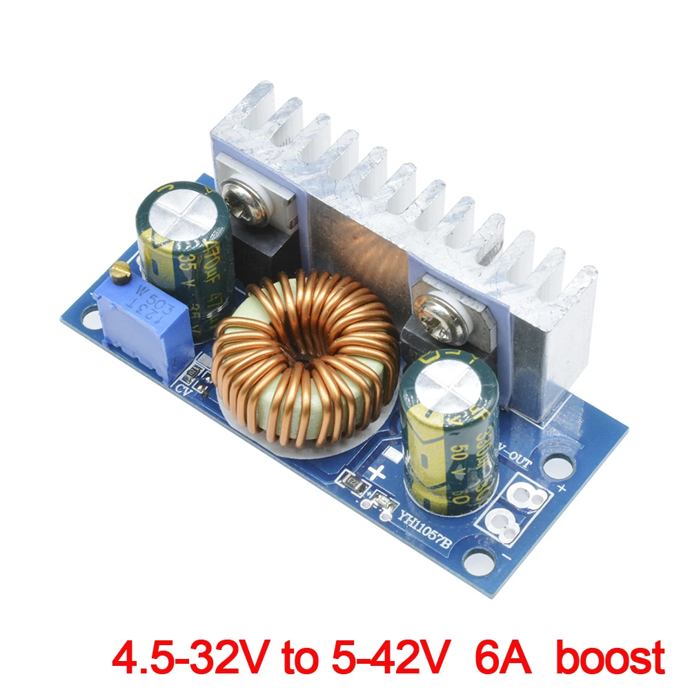 Generic Dc-Dc Boost Converter Board 6a 8a Step Up Adjustable Power Supply Module Non-Isolated 5a ...