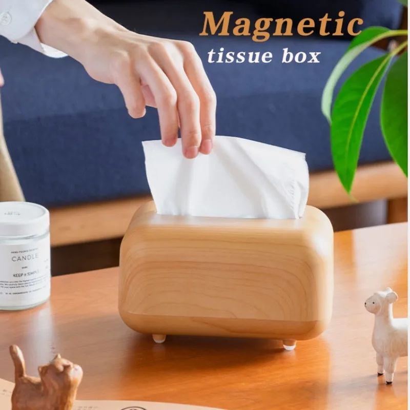 Tissue-Box-Magnetic-Napkin-Storage-Holder-Home-Decoration-Japanese ...