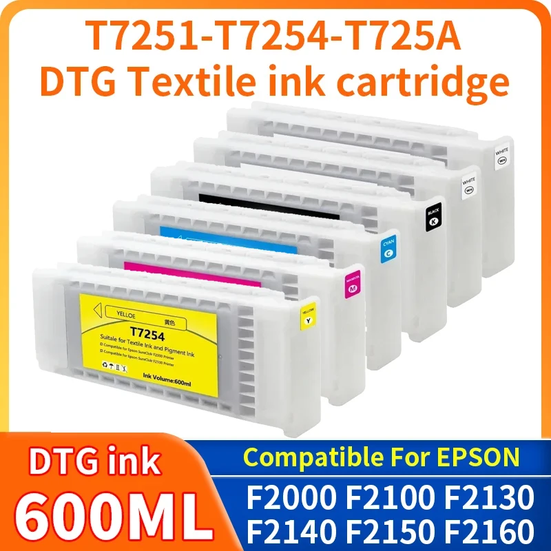 Cartucho de Tinta Compatible T7251 T7252 T7254 T725A para Impresora ...