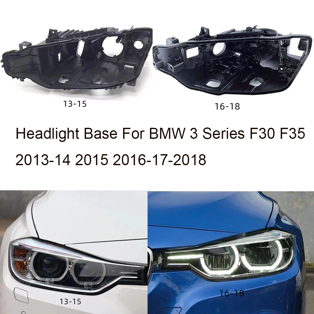 Headlight-Base-For-BMW-3-Series-F30-F35-2013-14-2015-2016-17-2018 ...