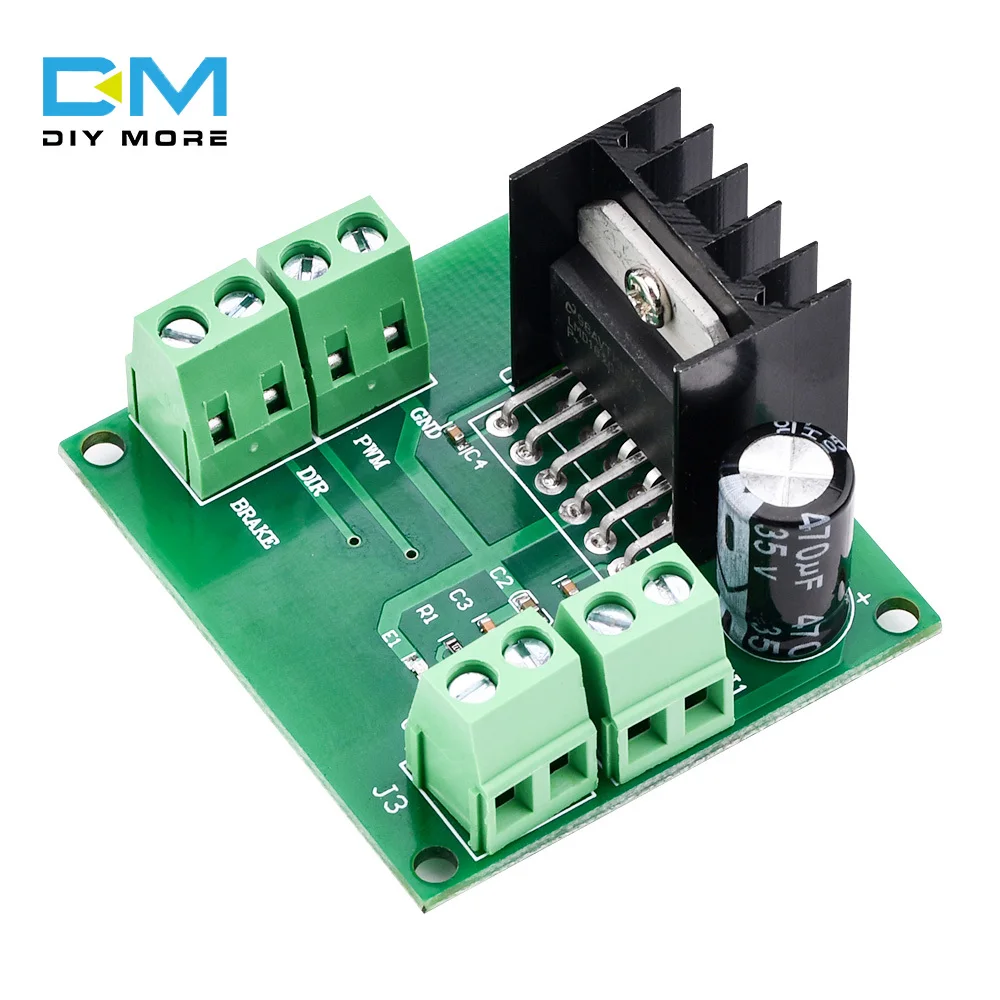 diymore 3A 75W DC PWM Speed Adjustable Motor Driver Module LMD18200T For Arduino Variable Speed ...